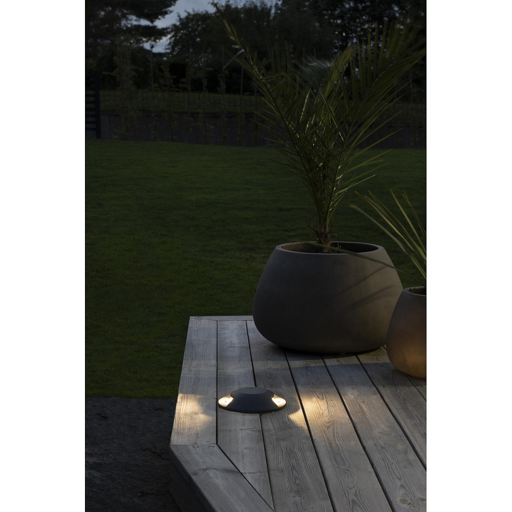 HighPower LED terrace floor spot with 2-fold light beam, 5W 3000K 900lm ...